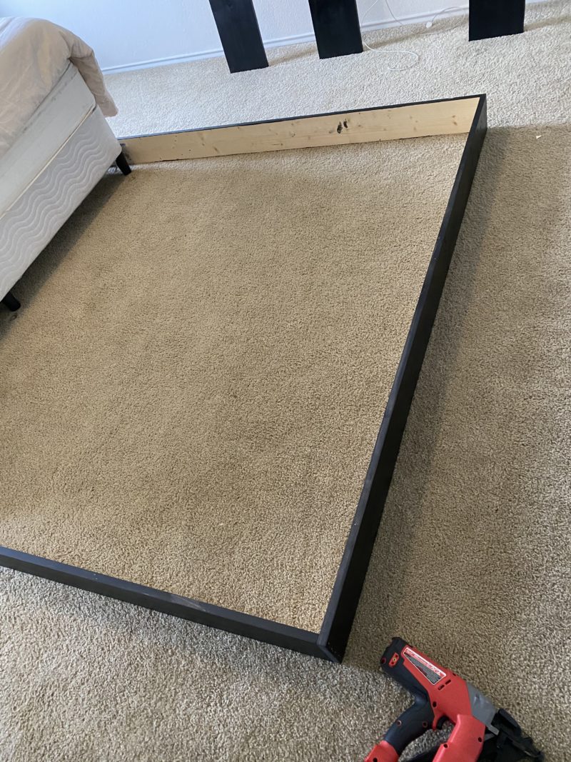 DIY Faux Bed Frame Cover