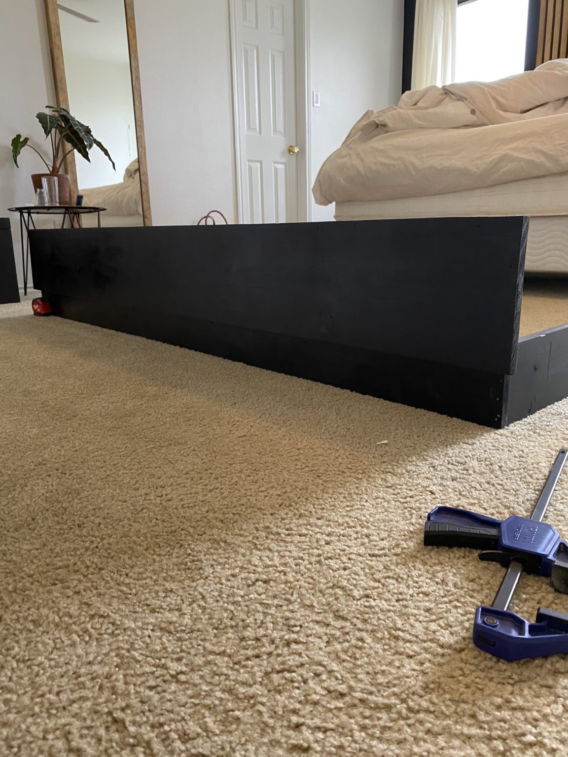 DIY Faux Bed Frame Cover