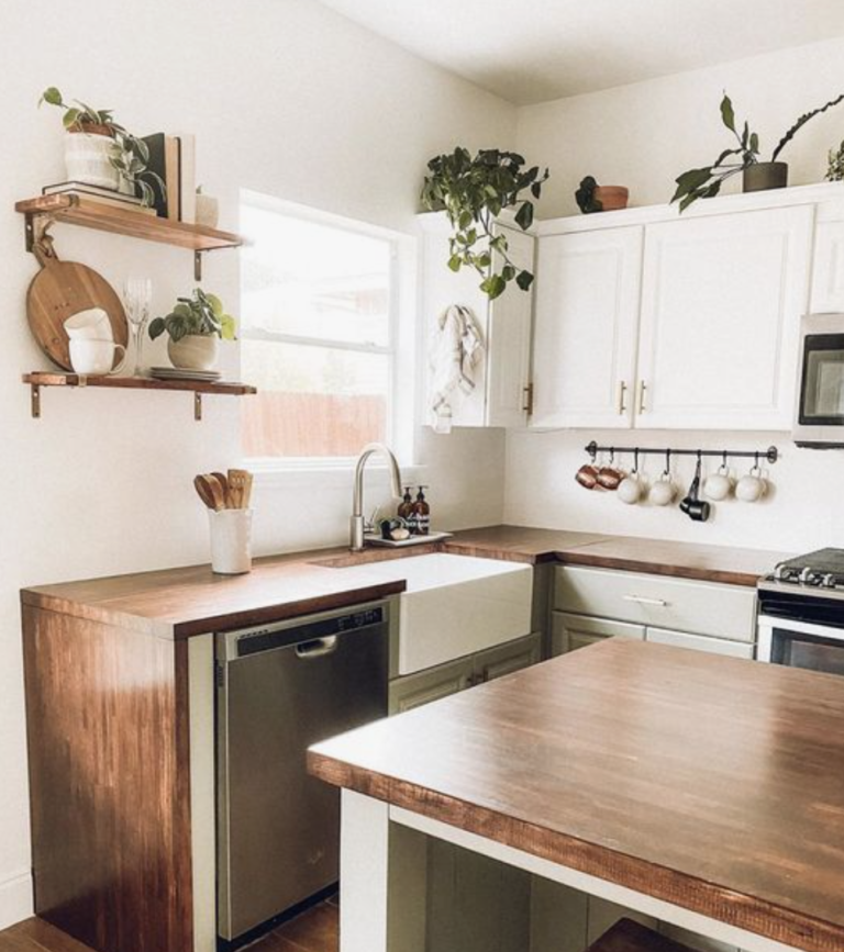 DIY Kitchen Shelving Upgrade - campbell-house.com